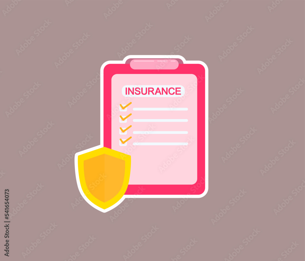 Insurance Document Clip Art