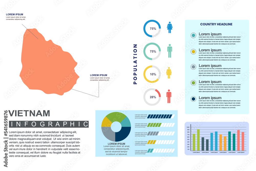 Infographic Template Country