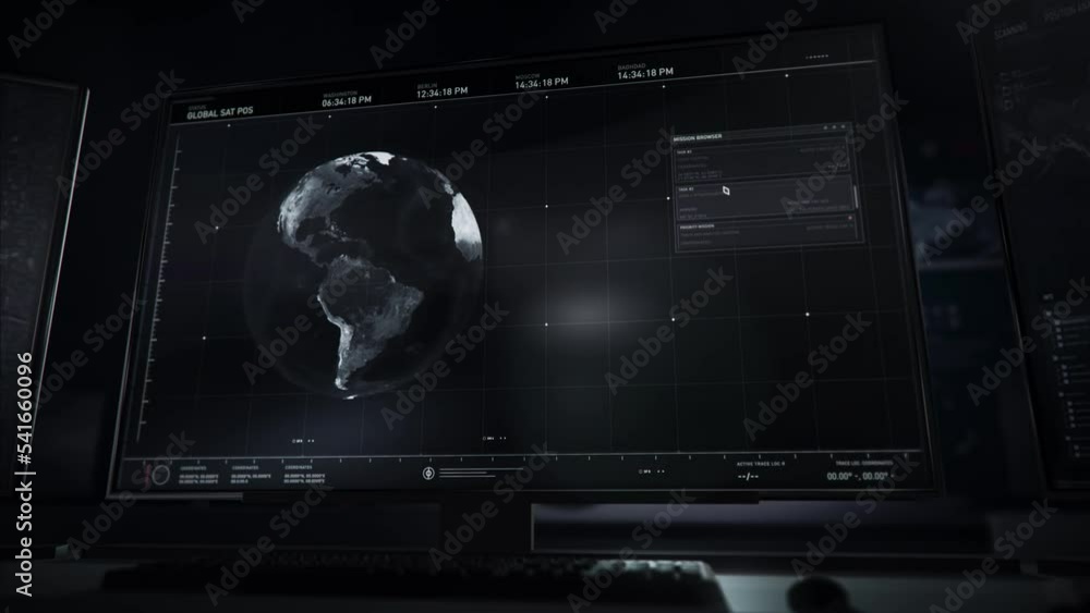 Orbiting Satellite Surveillance Tech Scans Military Heliport Location ...