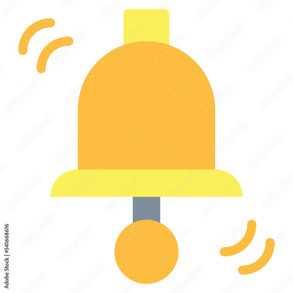 bell flat icon style Stock-Vektorgrafik | Adobe Stock