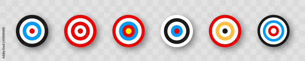 Target collection. Goal.Set of goals. Target icon. Target, call, goal ...