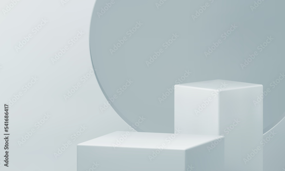 3d podium geometric stage level steps foundation for contest award ...