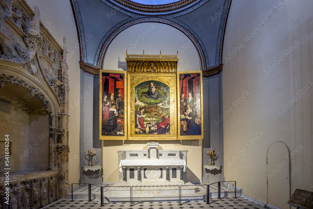 famous altar in Cathedrale Sainte Sauveur in Aix-en-Provence Stock ...