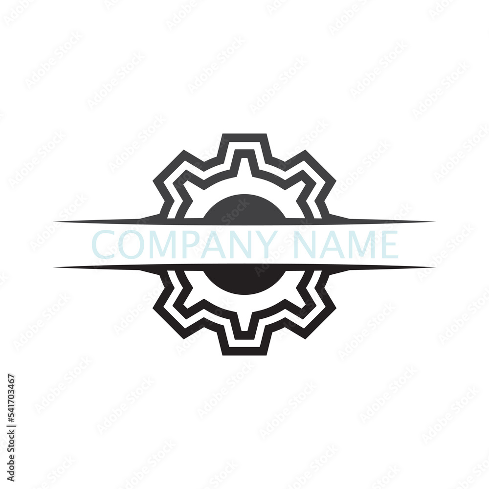 Gear Logo Template vector icon Stock Vector | Adobe Stock