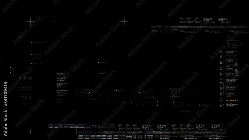 Futuristic abstract de-focus flowing data matrix, meta, metaverse ...