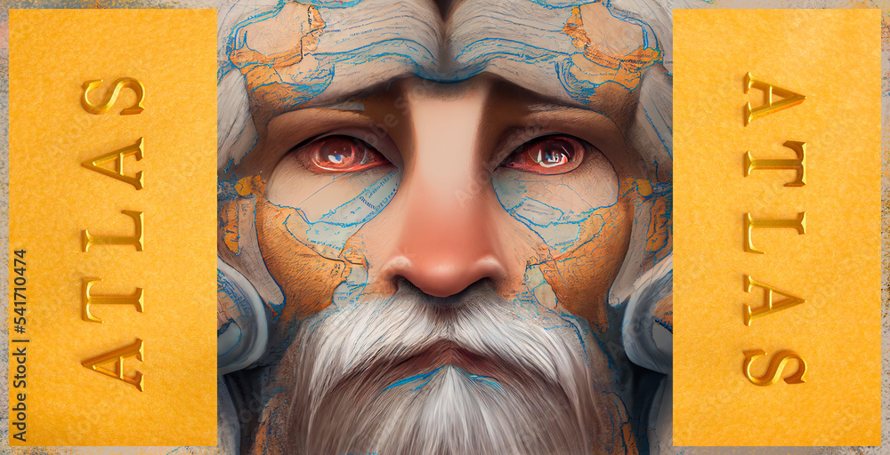 Atlas greek god. Greek mythology. Atlantean, titan of mythology ...