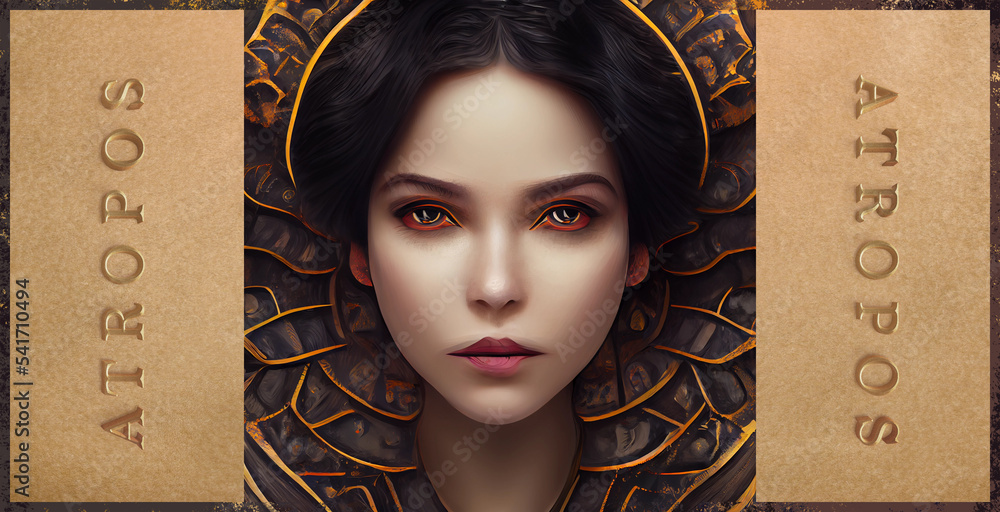 Atropos, Greek goddess. Mythology of ancient Greece. She is the daughter of Zeus and Themis ...