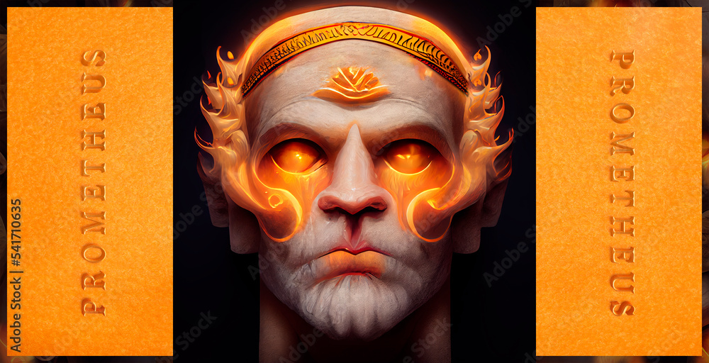 Prometheus God. Greek mythology. Friend of mortals he Steals the fire ...