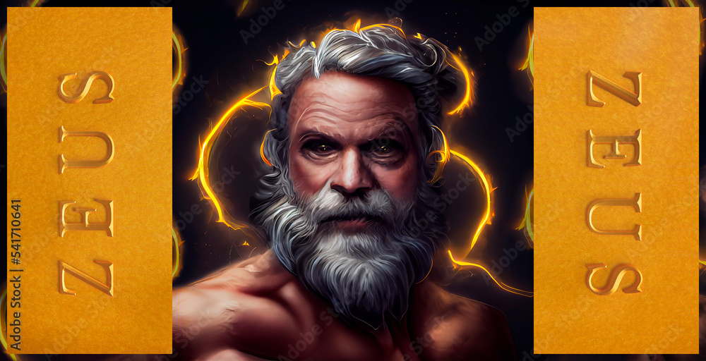 Zeus God. Greek mythology. Father of gods and men. King of gods. God of ...