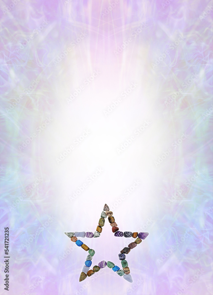 Crystal Star Healing Diploma Award Certificate A4 Template Background ...