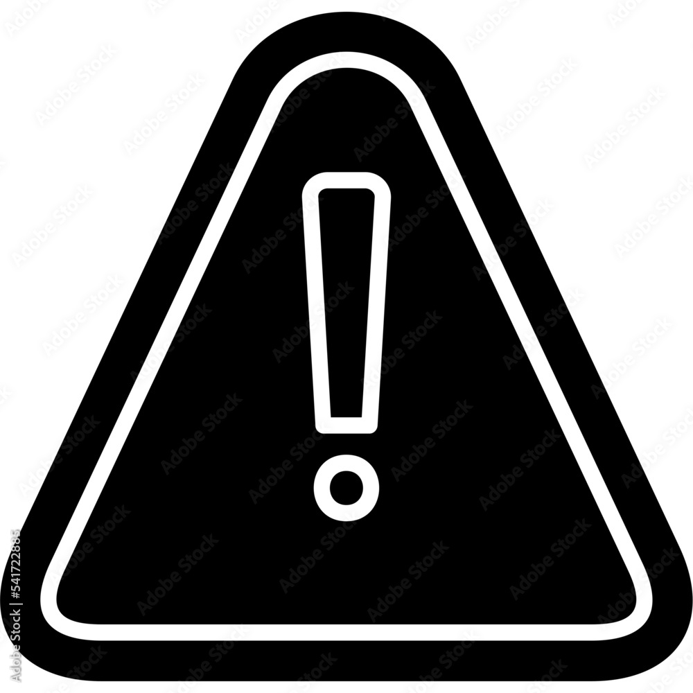 warning icon Stock Vector | Adobe Stock