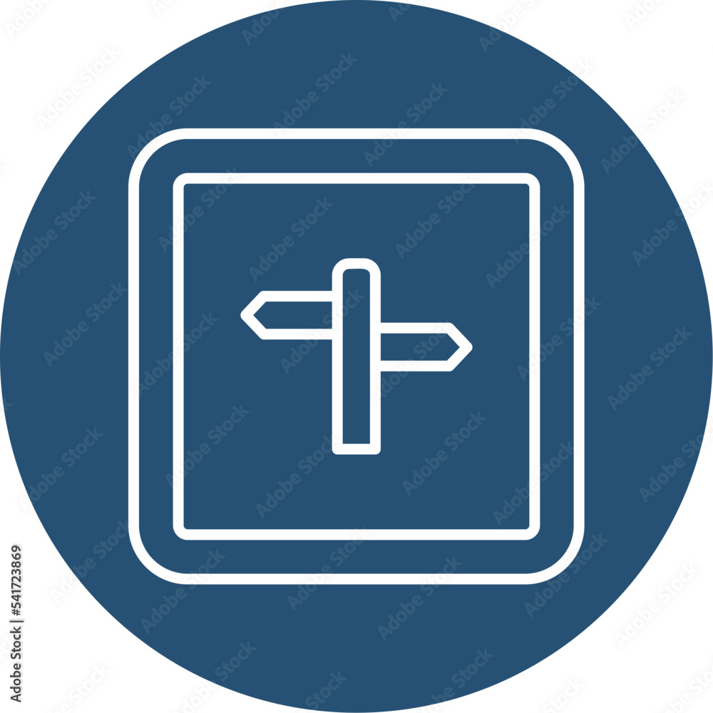 Vetor de Intersection Icon do Stock | Adobe Stock