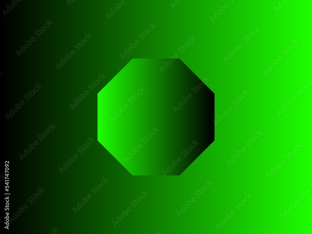 Gradient background with symbol octagon Stock Illustration | Adobe Stock