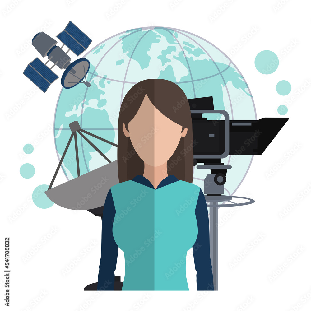 Journalist PNG Format With Transparent Background Stock Illustration ...