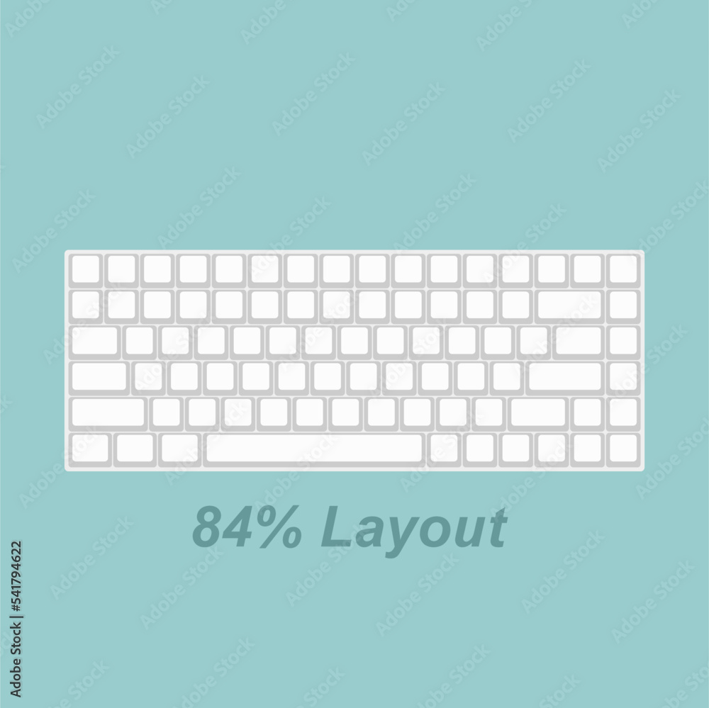 Assorted Mechanical Keyboard layout vectors, Computer Keyboard, Icons ...