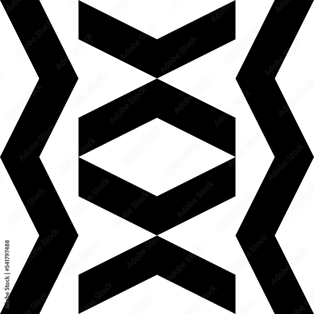 Seamless Complex Mosaic Alpha Pattern Stock Illustration | Adobe Stock