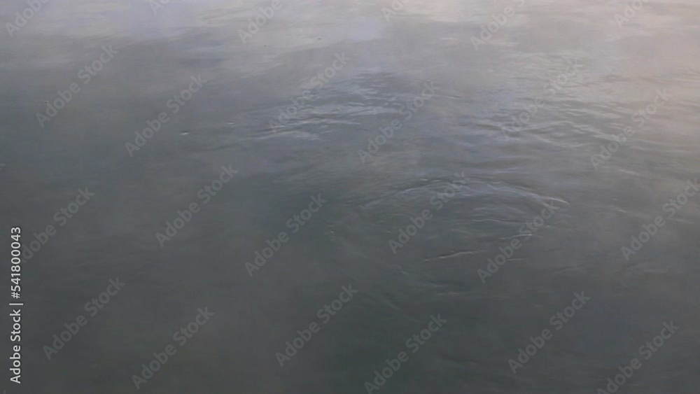 Dense smoke and water vapor over a lake, in New Zealand Stock Video ...