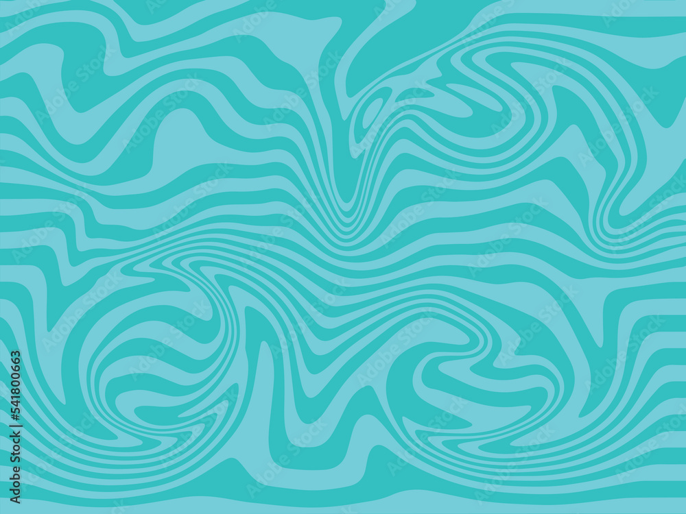 Abstract wave band background in turquoise colors Stock Vector | Adobe ...