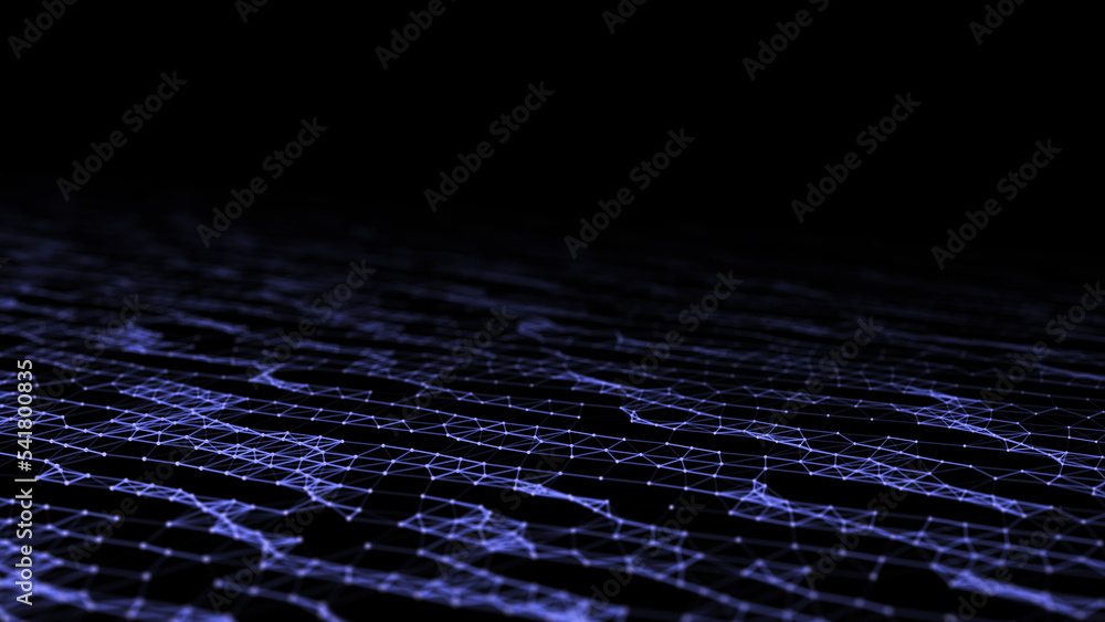 Network connection technology pattern. Abstract dark background ...