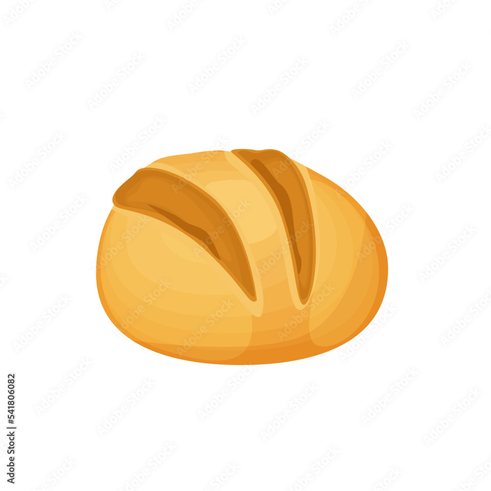Bread icon. Bakery product Vector illustration cartoon food, isolated ...