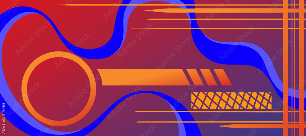 Modern Colorful Overlap Layer Background Stock Vector Adobe Stock