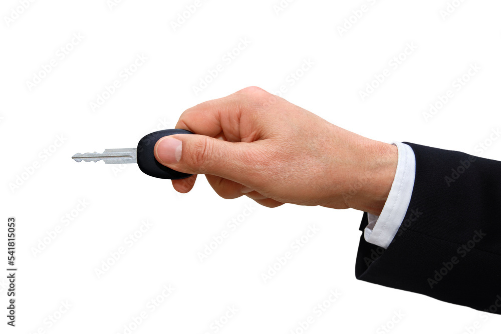 Gesture series: hand holding car key. Stock Photo | Adobe Stock