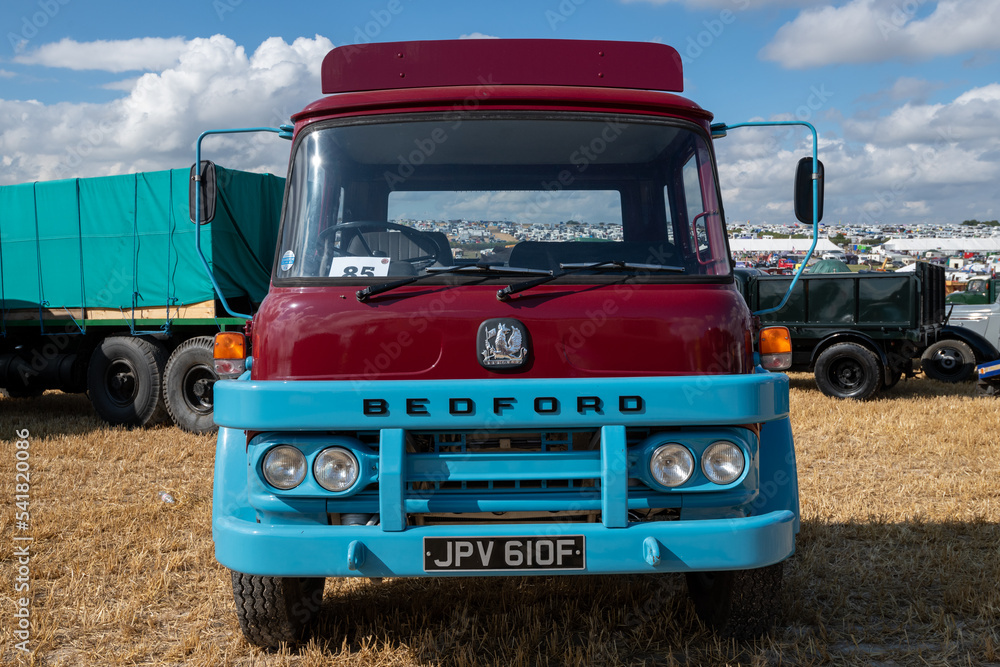 Front view of a Bedford TK truck Stock Photo | Adobe Stock