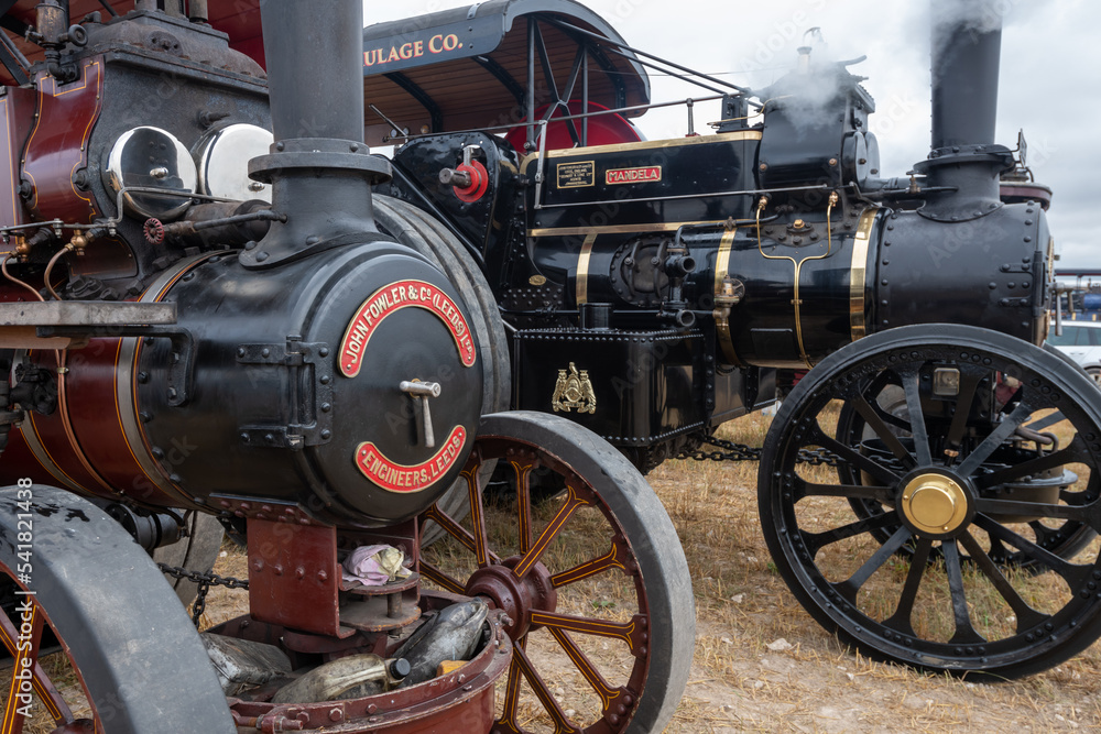 Fowler traction engines Stock Photo | Adobe Stock