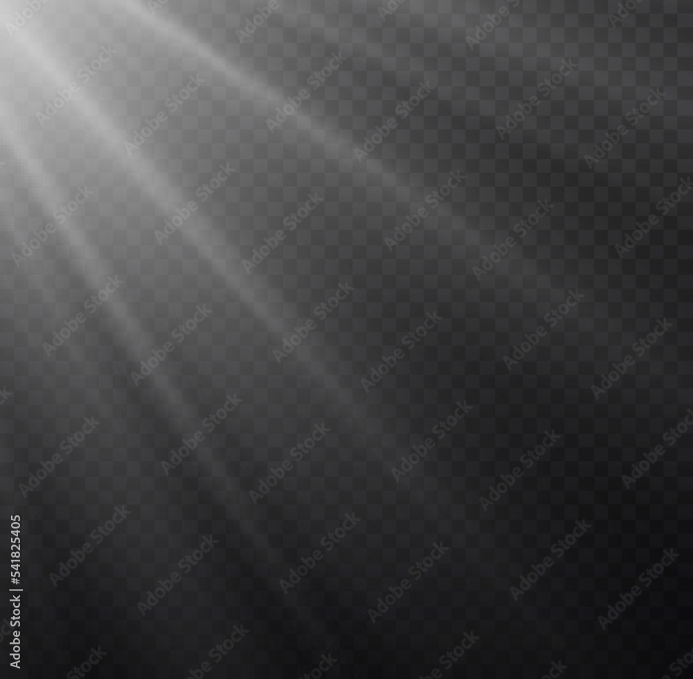 Sun light flash with rays and spotlight. Star burst with sparkles ...
