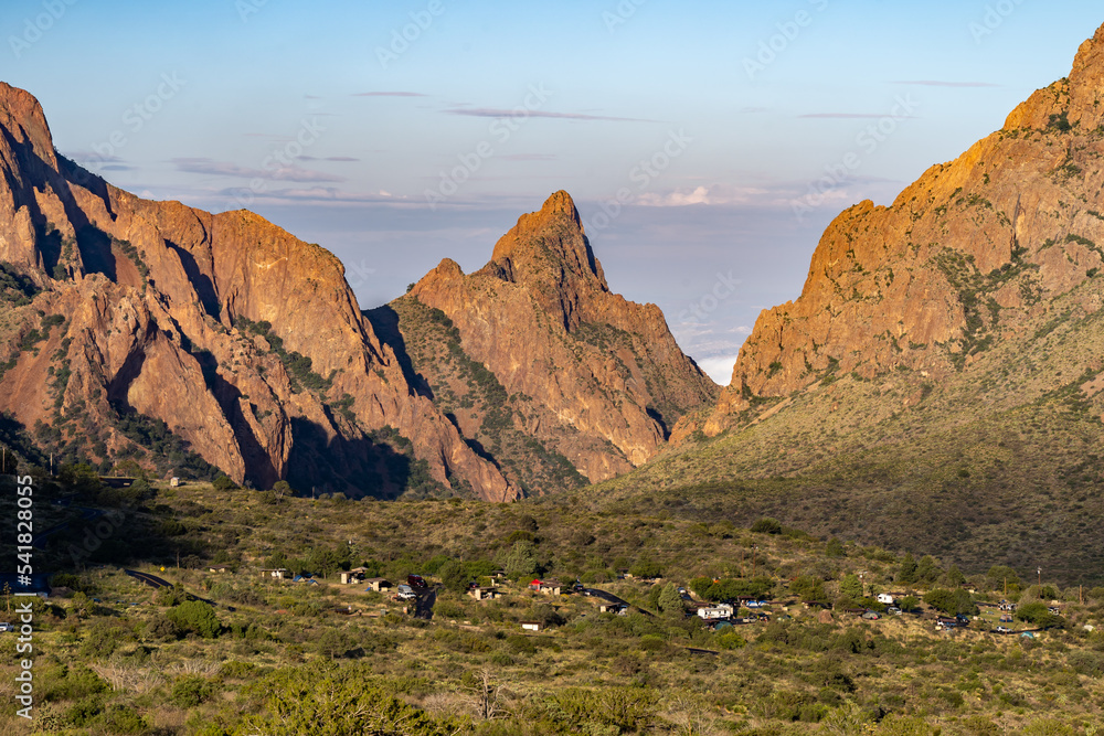 Chisos Basin Campground, Big Bend National Park, Texas Stock Photo ...