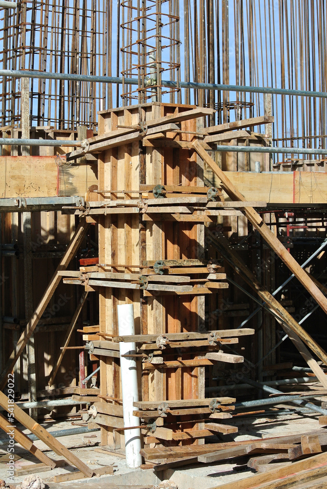 MALACCA, MALAYSIA -MARCH 25, 2016: Construction workers fabricating ...
