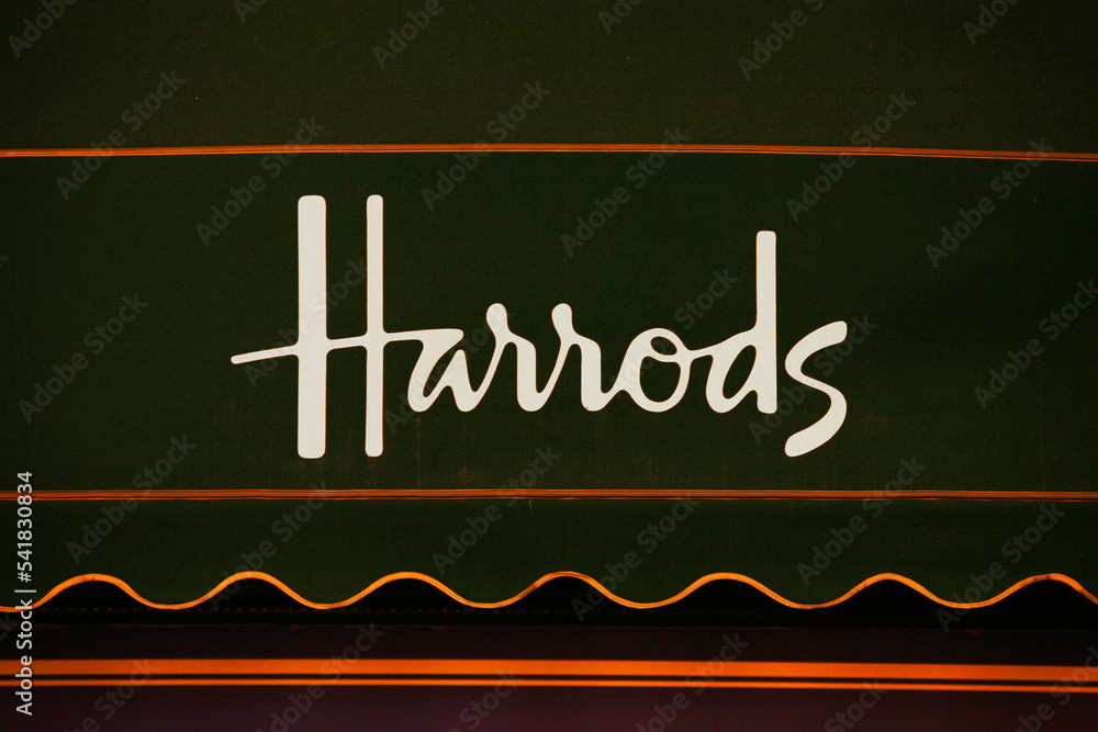 Harrods Department Sign Stock 写真 | Adobe Stock