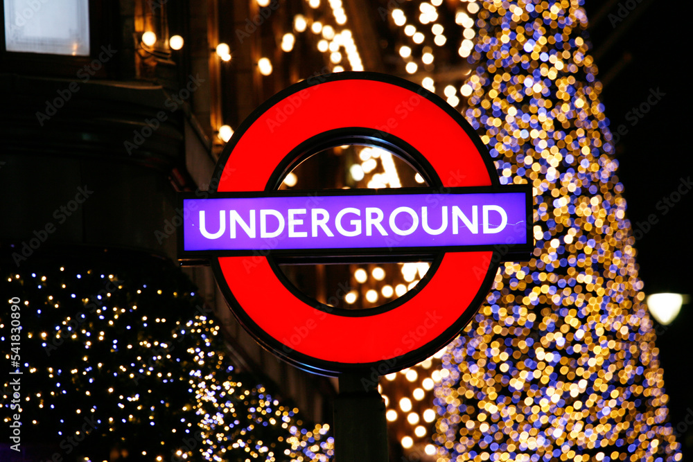Close up London underground sign Stock Photo | Adobe Stock