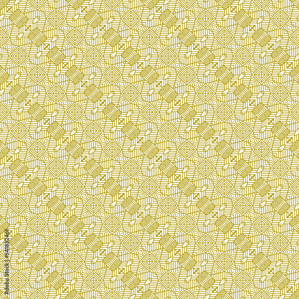 luxury pattern ethnic gold line Stock Vector | Adobe Stock