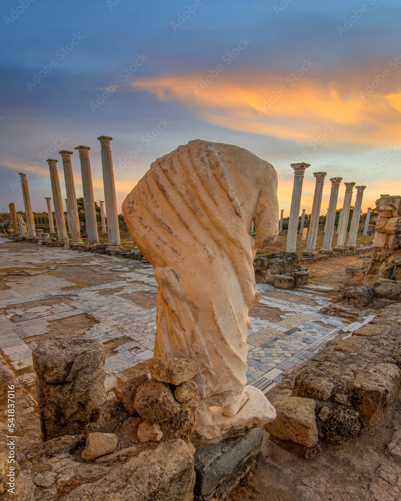 Salamis Ancient City, Famagusta, Cyprus Stock-Foto | Adobe Stock