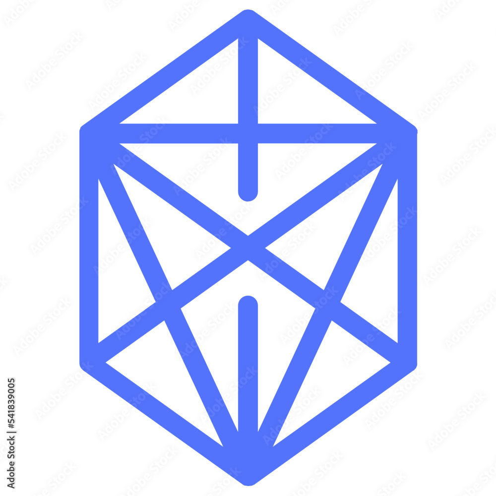 nodes network line icon Stock Vector | Adobe Stock