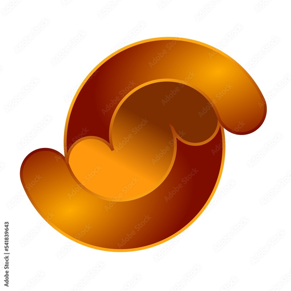 double letter s logo design Stock Illustration | Adobe Stock