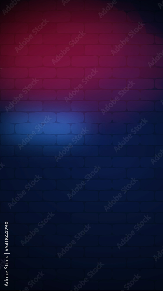 Colorful Brick Background Vertical Stock Illustration | Adobe Stock