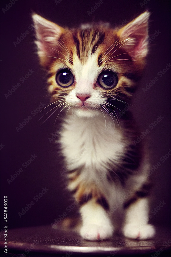 chaton Stock Illustration | Adobe Stock