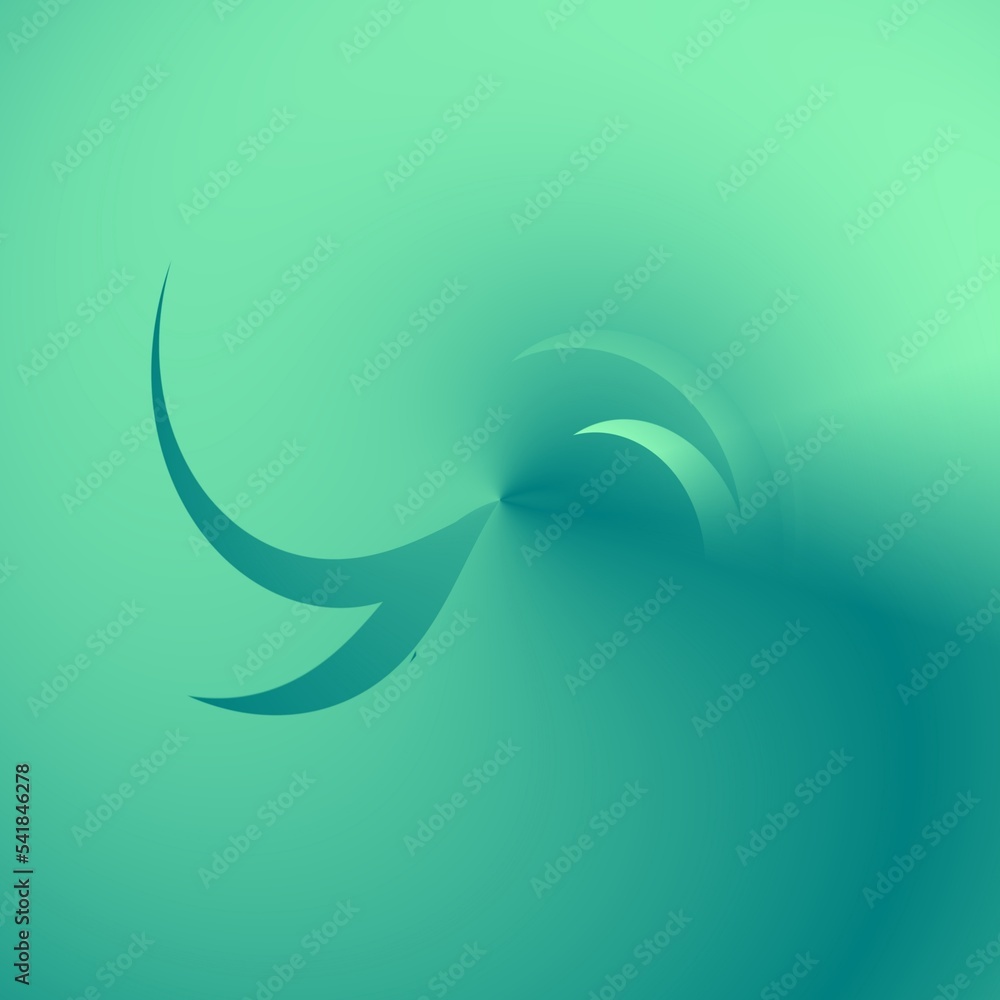 Glossy and wavy light green plain color plain background artistic and ...