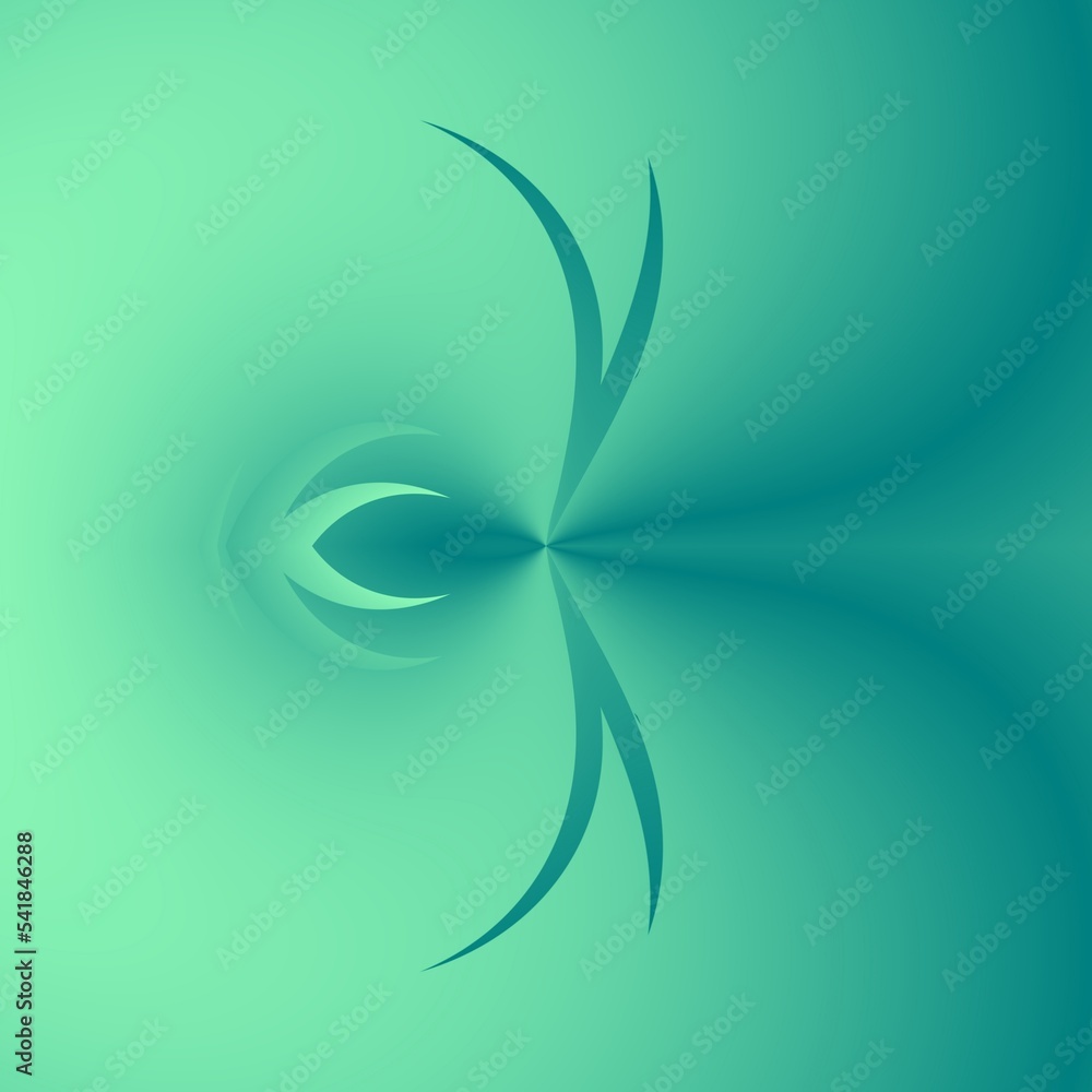 Glossy and wavy light green plain color plain background artistic and ...