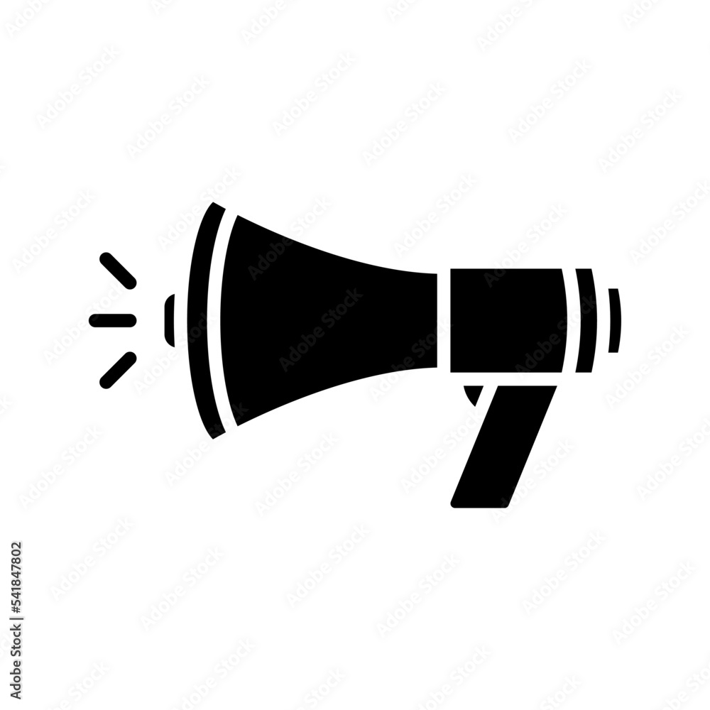 Megaphone icon. sign for mobile concept and web design. vector ...
