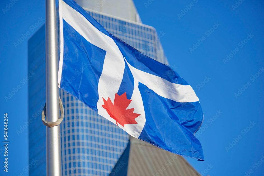 Toronto flag Stock Photo | Adobe Stock