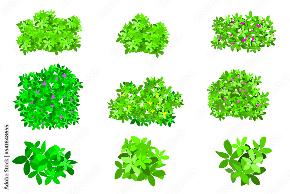 bush element Stock Vector | Adobe Stock