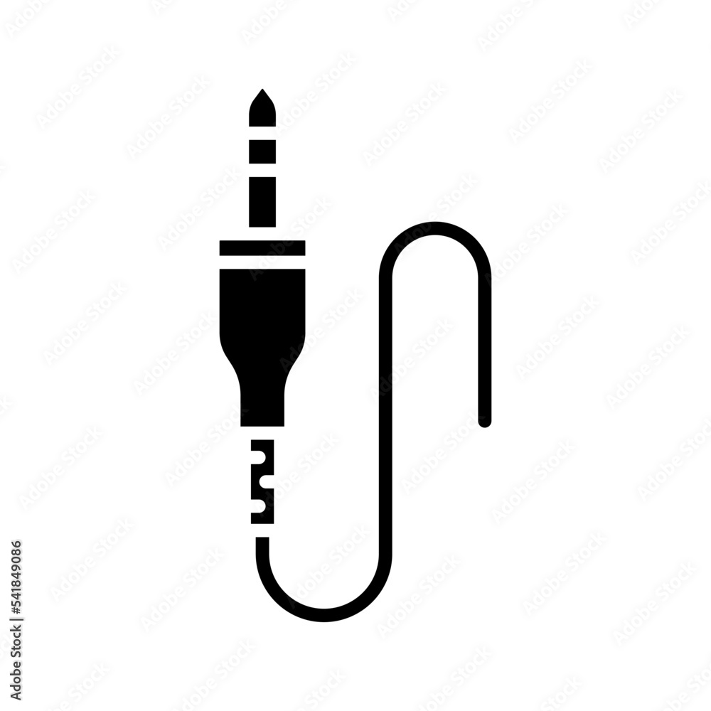 Jack cable icon. sign for mobile concept and web design. vector ...