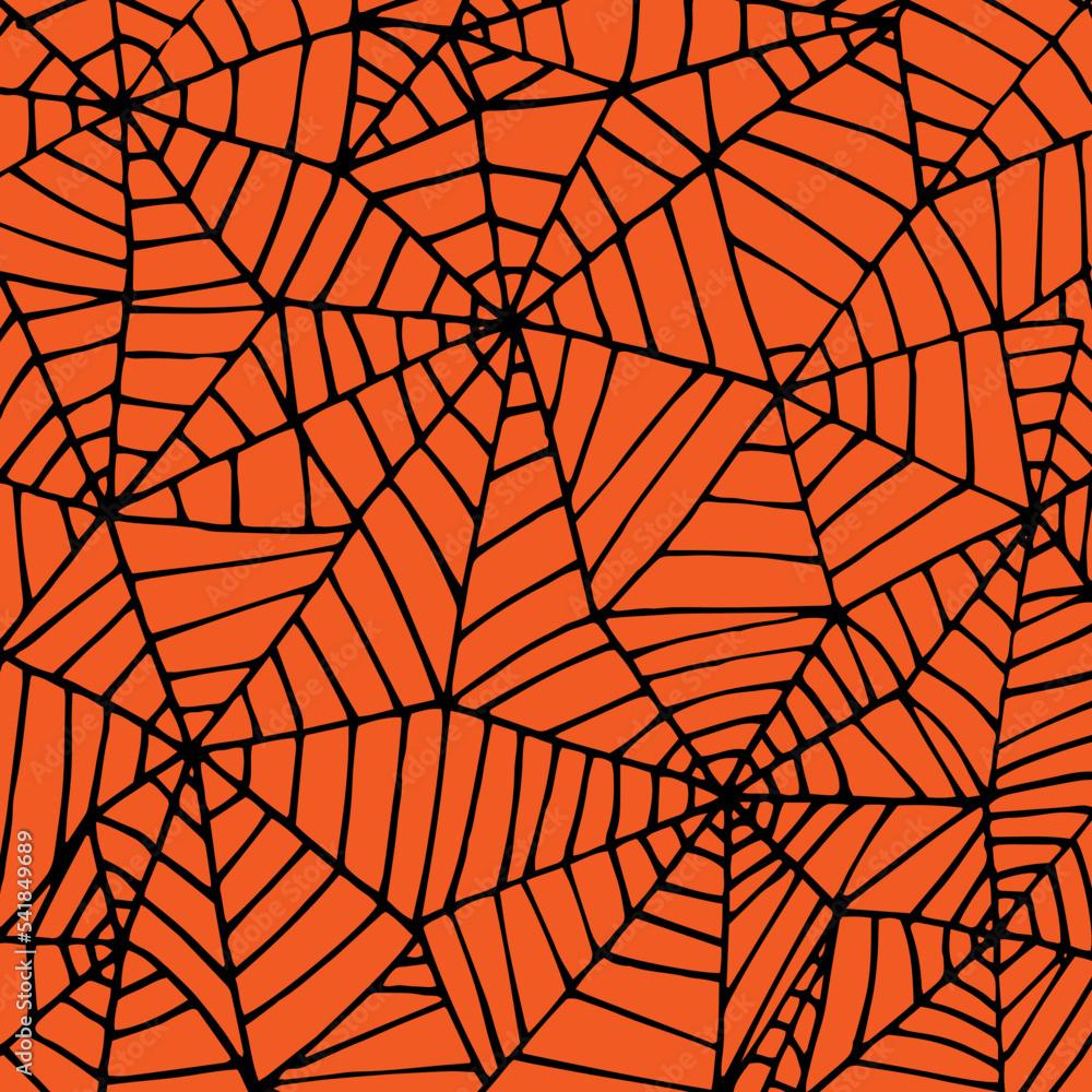 Halloween spider web wallpaper, hand drawn, background, print, art ...