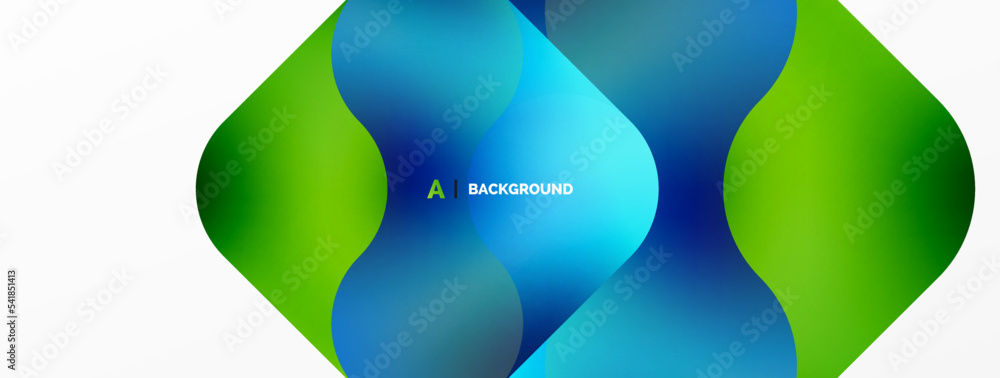 Round shapes and circle geometric abstract background. Vector ...