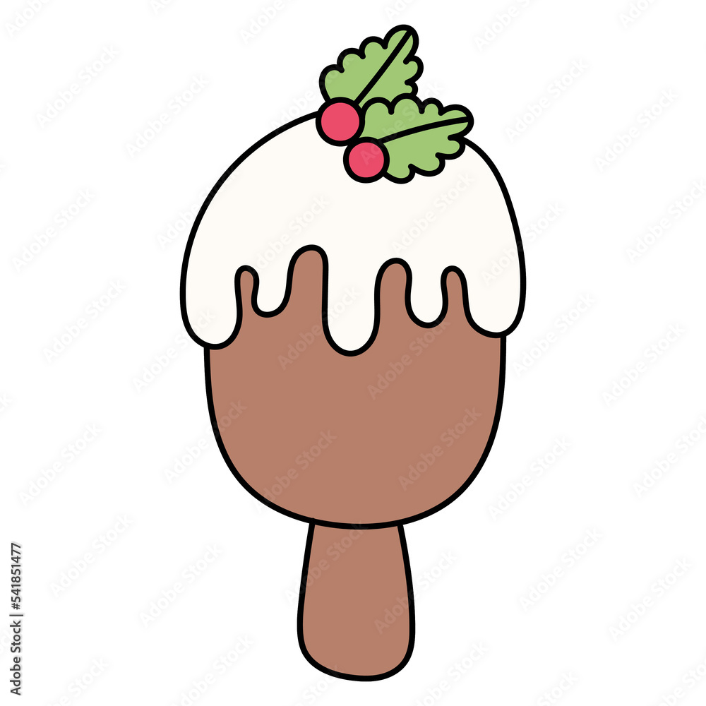 christmas ice cream Stock Photo | Adobe Stock