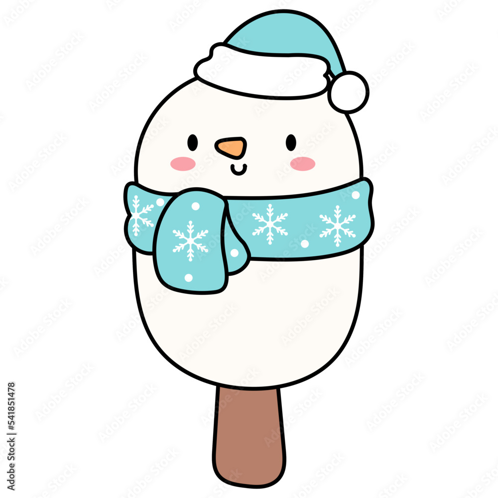 christmas ice cream Stock Vector | Adobe Stock