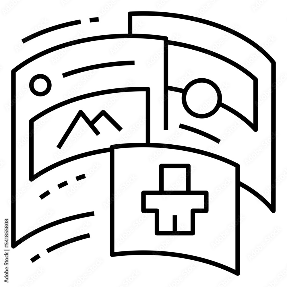 multiverse icon Stock ベクター | Adobe Stock